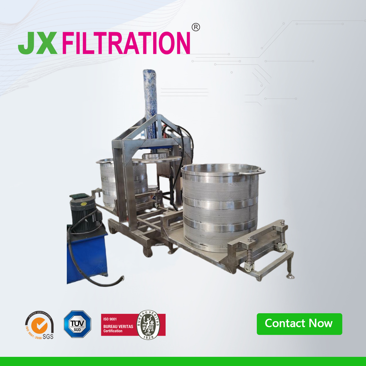 What is Hydraulic Press? - Dewatering Machine